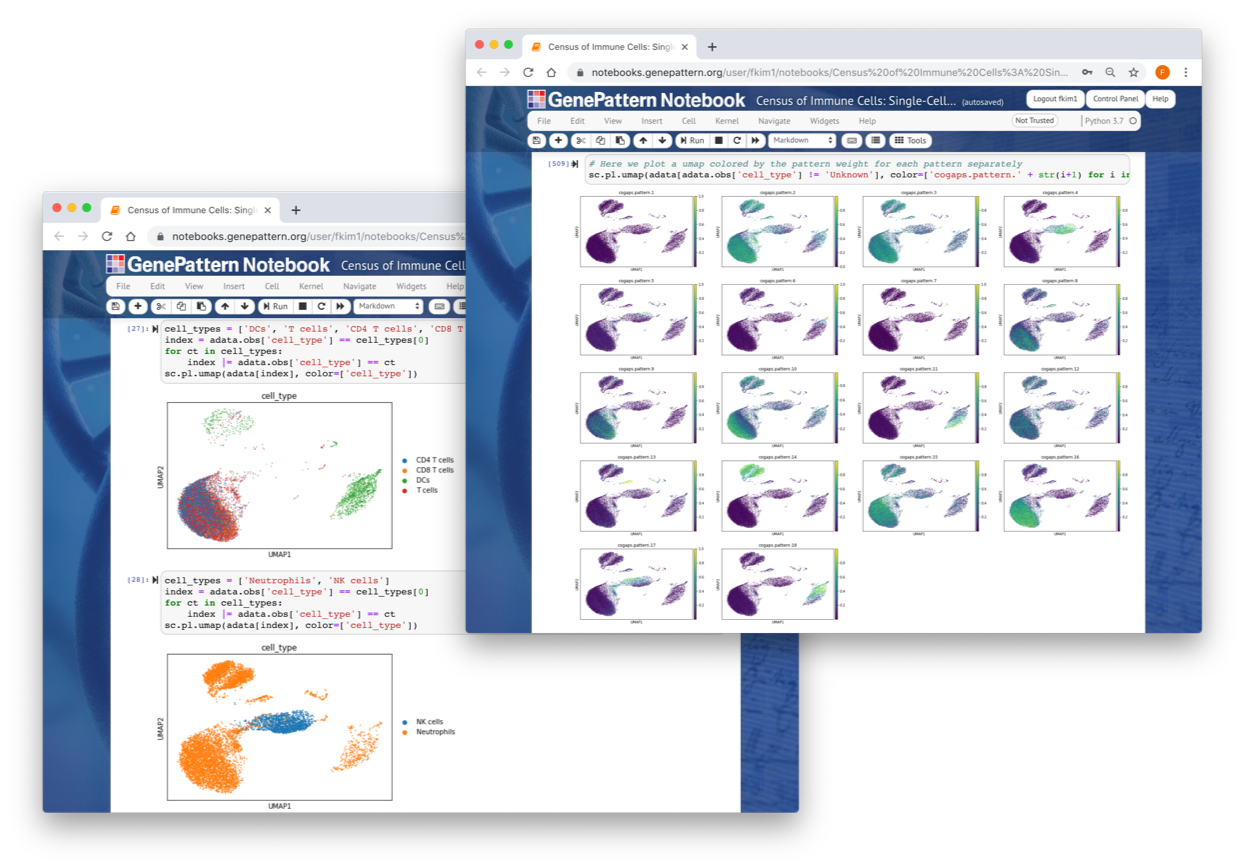 Single Cell Rna Seq Analysis Notebooks Genepattern Notebook Repository